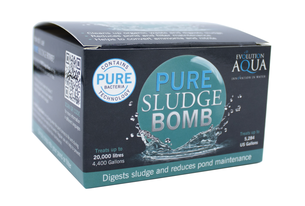 Pure Sludge Bomb fjerner effektivt slam i havedammen