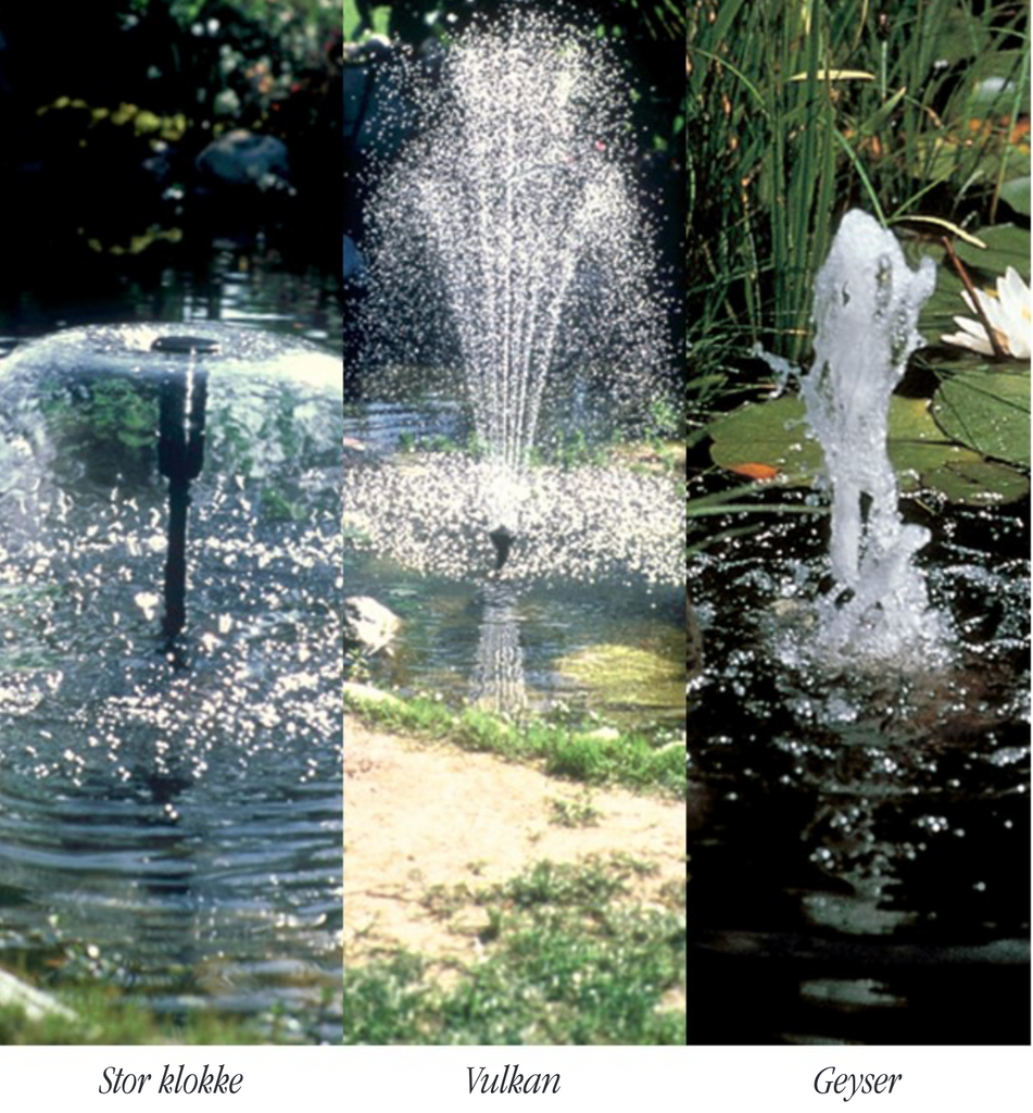 SuperJet 2000 springvandspumpe med 2 springvand dyse